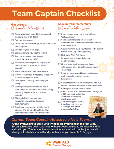 2025 Walk ALS Chicago: Fundraising - ALS United Greater Chicago